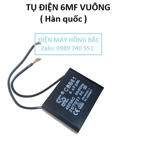 10 tụ điện 6mf vuông - dùng cho bơm nước và thiết bị điện khác | Shopee Việt Nam