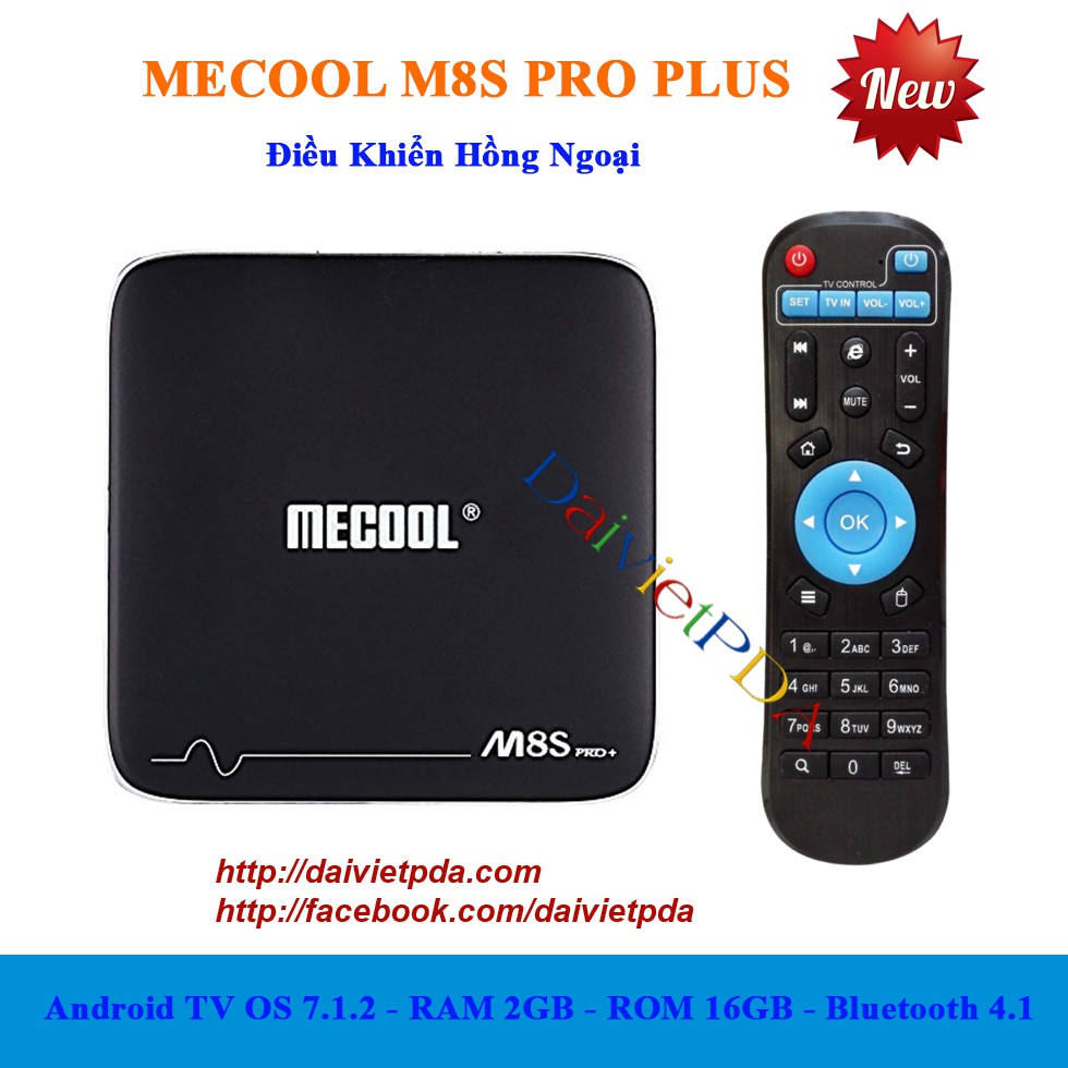 [Remote IR] MECOOL M8S PRO+ Android TV OS TV Điều Khiển Hồng Ngoại - RAM 2GB ROM 16GB | Shopee ...