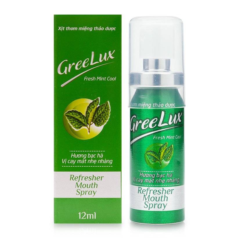 Xịt Thơm Miệng Greelux Fresh Mint Cool (vị cay mát nhẹ nhàng) | Shopee ...