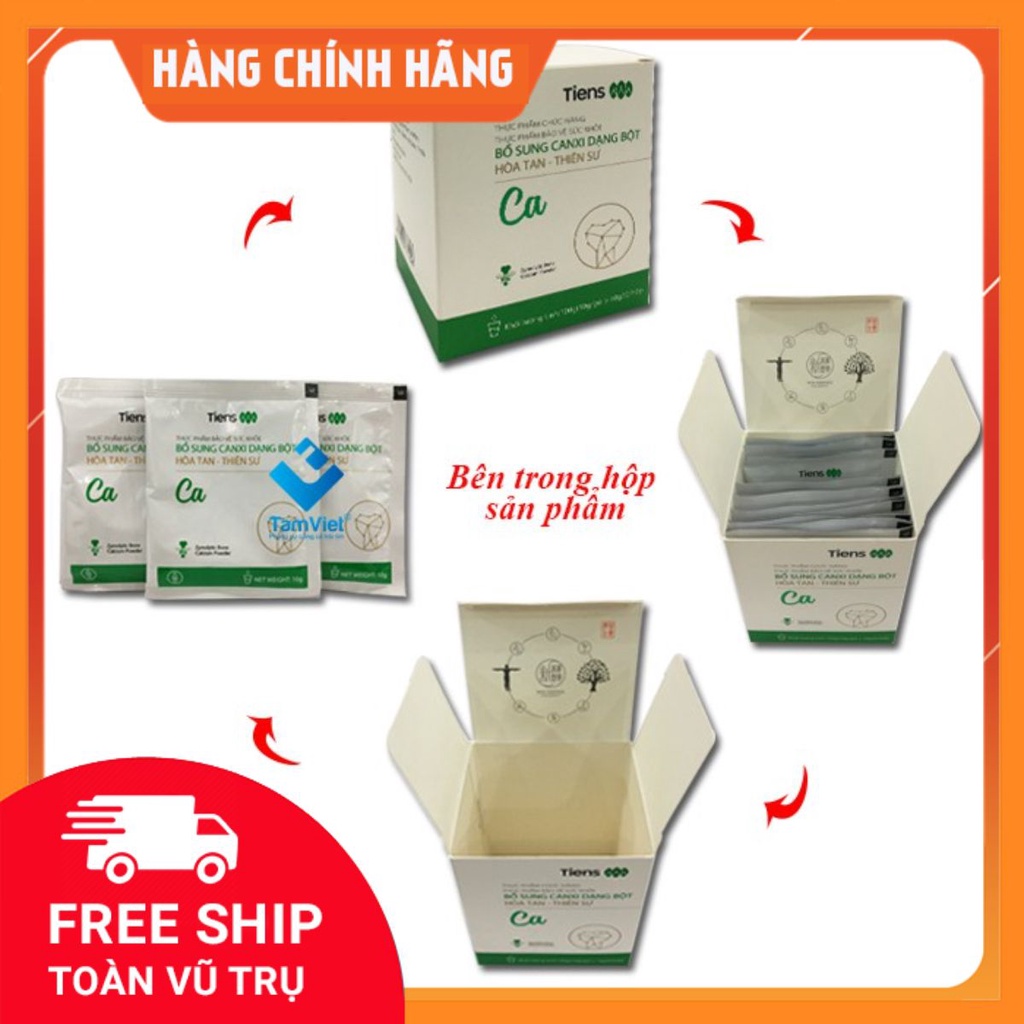 1 gói nhỏ canxi tiens thiên sư dạng bột hòa tan | Shopee Việt Nam
