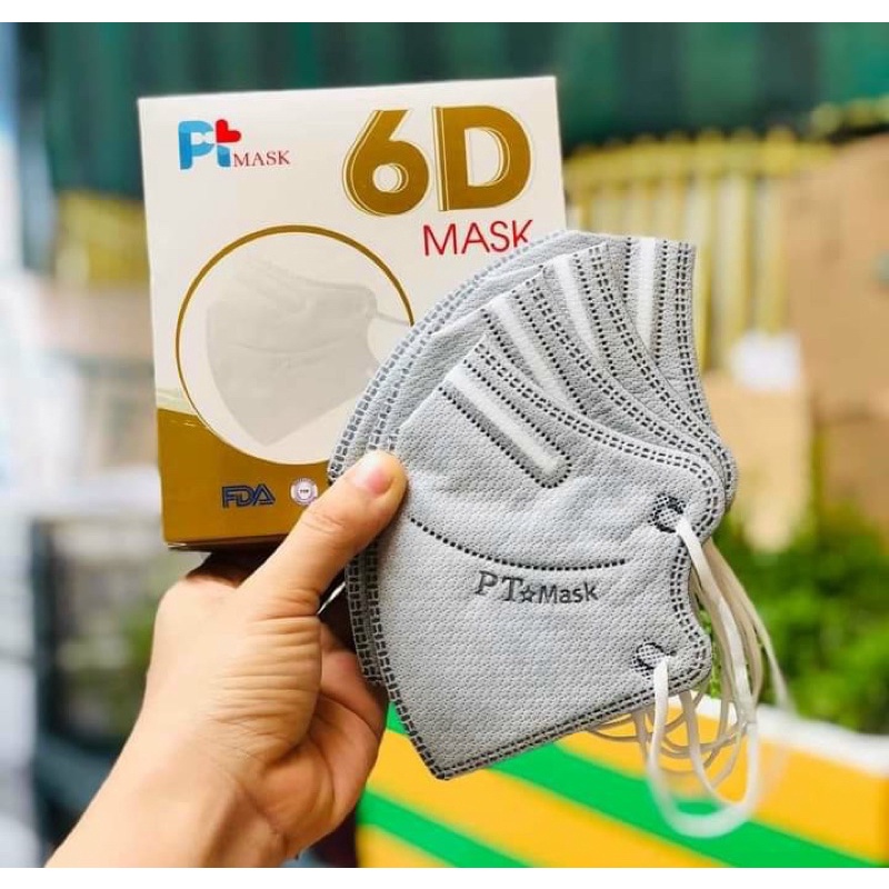 Combo 5 hộp Khẩu Trang Y Tế 6D (hộp 10 cái) | Shopee Việt Nam