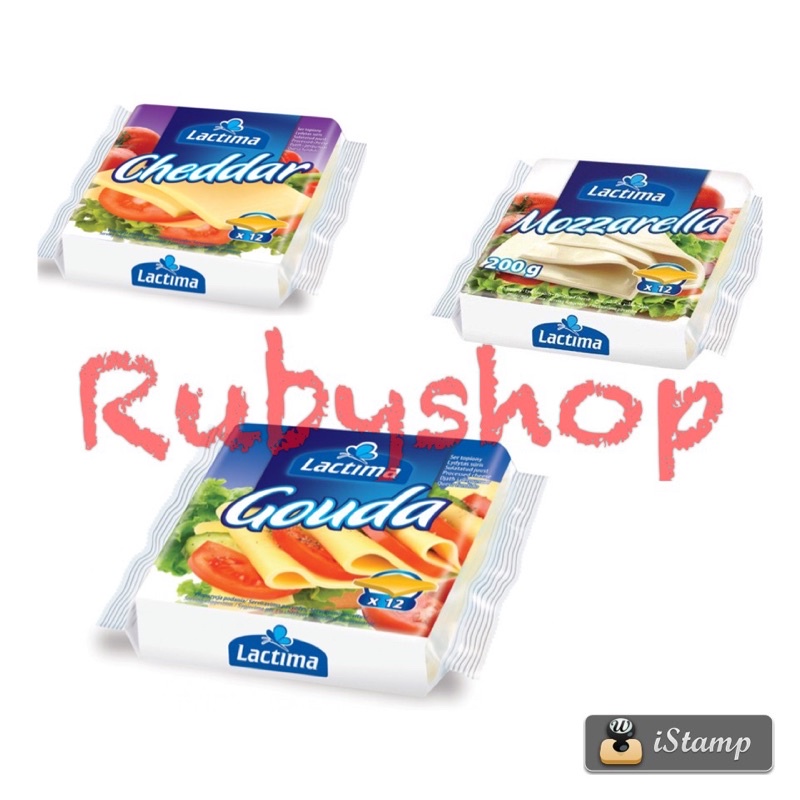 THÙNG PHÔ MAI LÁT LACTIMA CHEDDAR/GOUDA/MOZZARELA 200g | Shopee Việt Nam