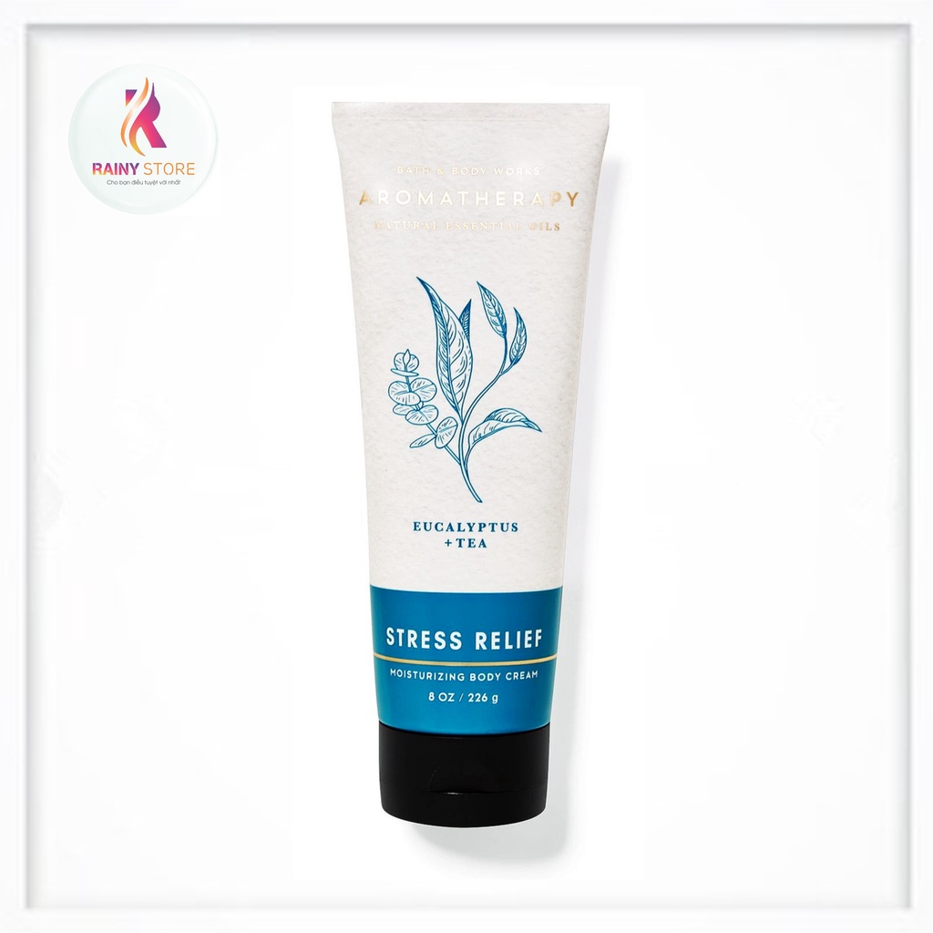 Kem dưỡng thể thư giãn Bath & Body Works Stress Relief Eucalyptus + Tea ...
