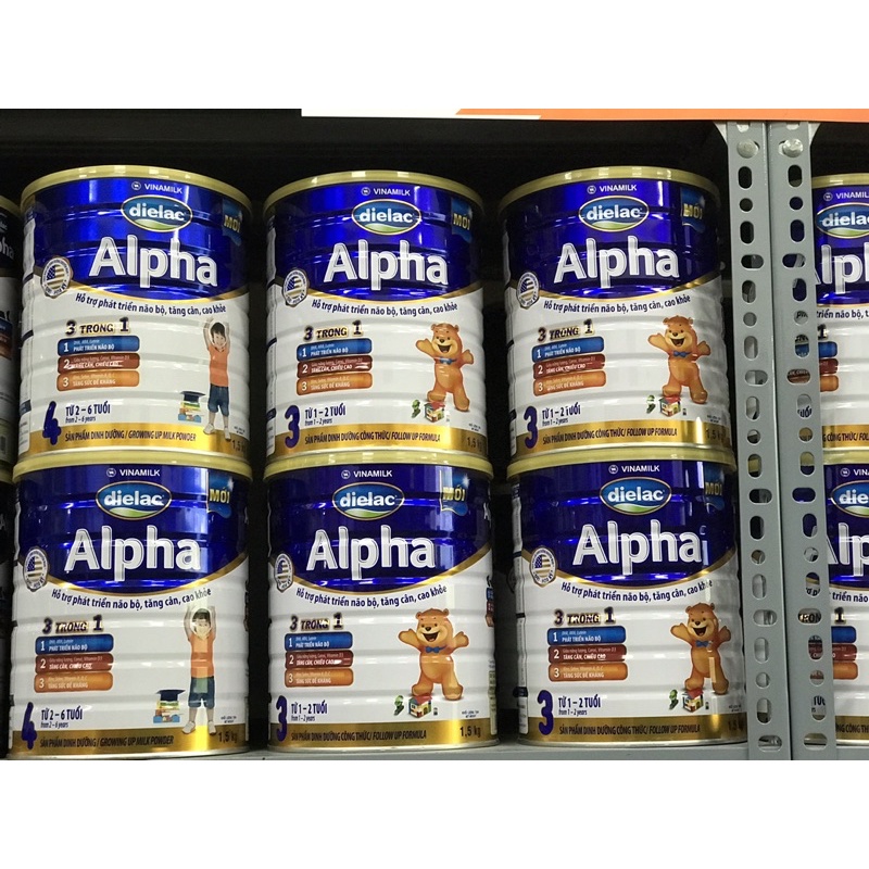 Sữa bột Vinamilk Dielac Alpha số 1, 2,3,4-900g và 1.5kg | Shopee Việt Nam