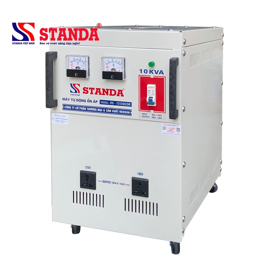Ổn áp STANDA 10KVA 1 pha Đa dạng mẫu mã, đa dạng dải điện áp | Shopee ...