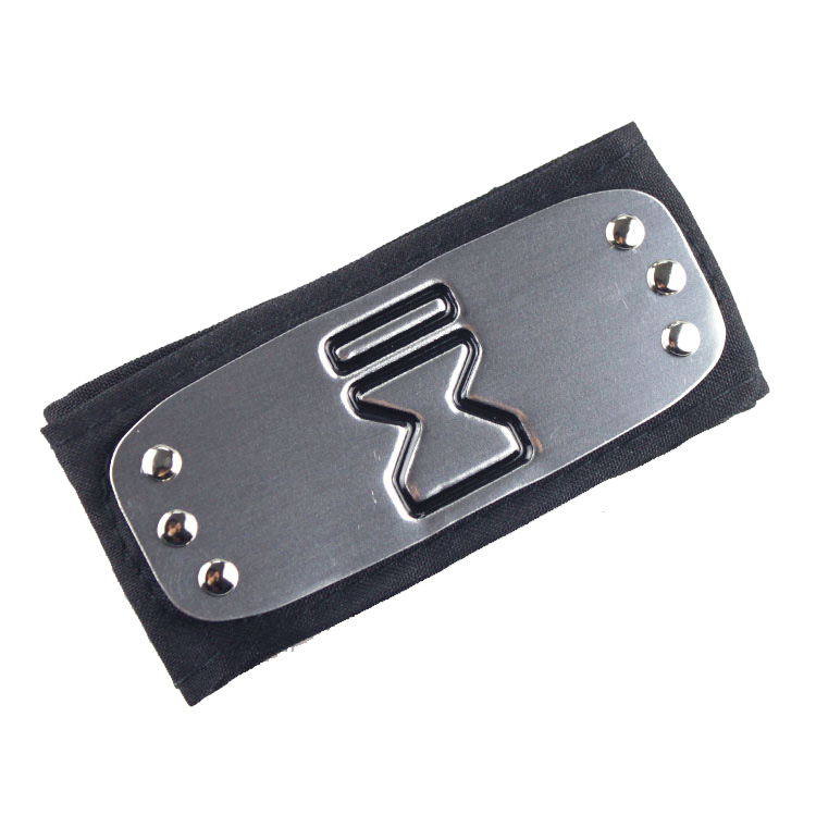 Naruto Anime Peripheral Cosplay Headband Guard Forehead Konoha Logo ...