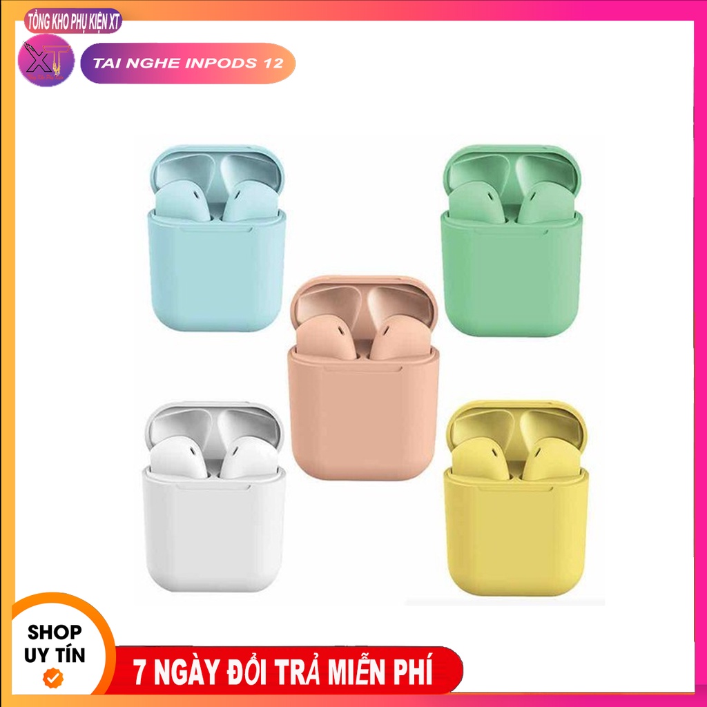 Tai Nghe Bluetooth Inpods i12s Cảm Ứng, kết nối không dây, nhiều màu ...