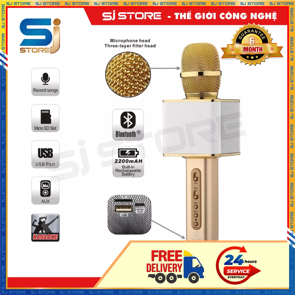 Micro Karaoke Bluetooth SD 08/10- Có Loa, Nhiều Màu - BH 06 Tháng | Shopee Việt Nam