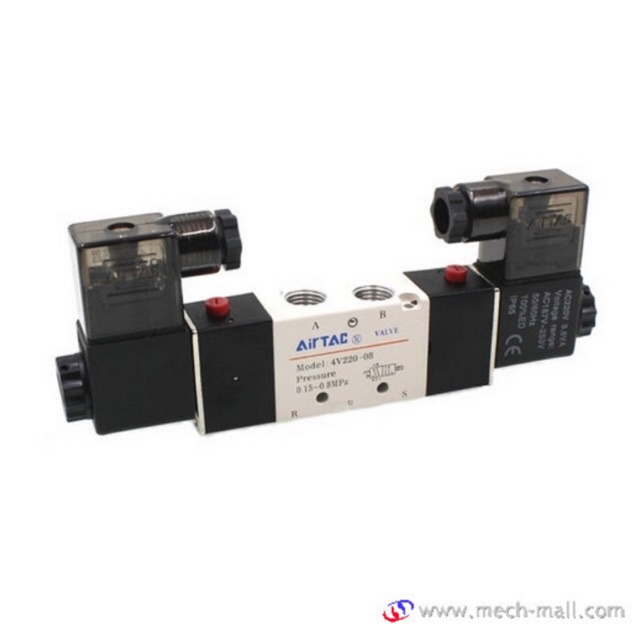 ATS_VAN ĐIỆN TỪ KHÍ NÉN AIRTAC 2/2, 3/2, 5/2, 4V210-08, 4v220-08, 4v320-10, 4v420-15, 4v230c-08 ...