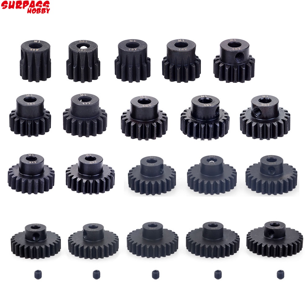 Bộ 2 Bánh Răng Kim Loại M1 5mm 11T 12T 14T 15T 17T 18T 20T 21t 22T 24T ...