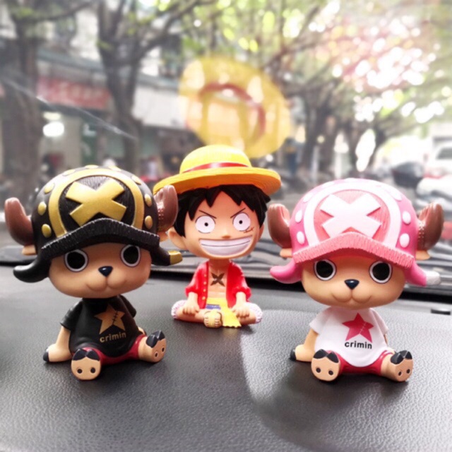 Mô hình chibi Luffy - Chopper - có thể làm đế để điện thoại | Shopee ...