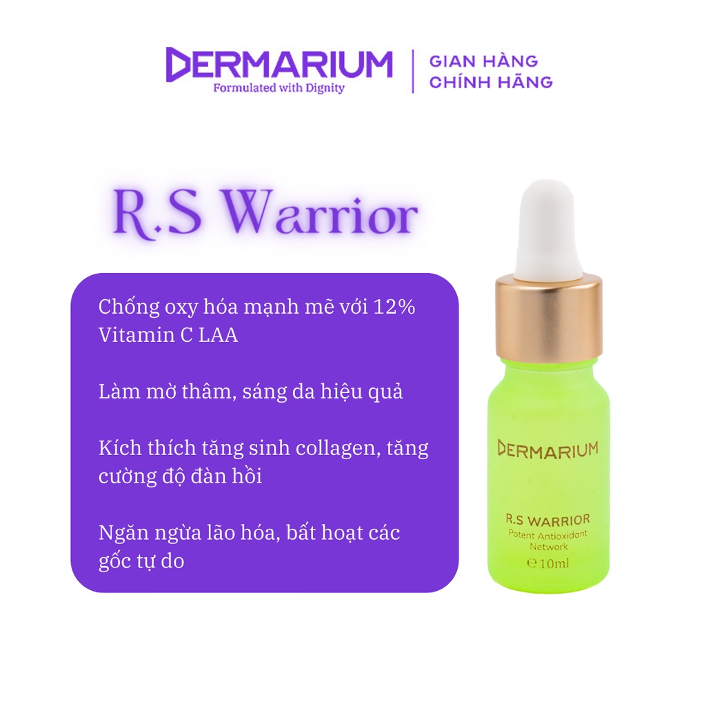 Dermarium R.S Warrior - Serum vitamin C 10ml | Shopee Việt Nam