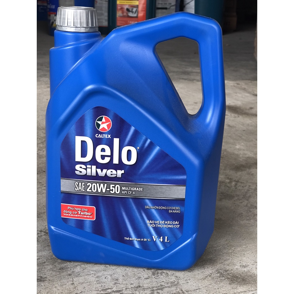Dầu nhớt động cơ Diesel Delo® Silver Multigrade SAE 20W-50 | Shopee ...