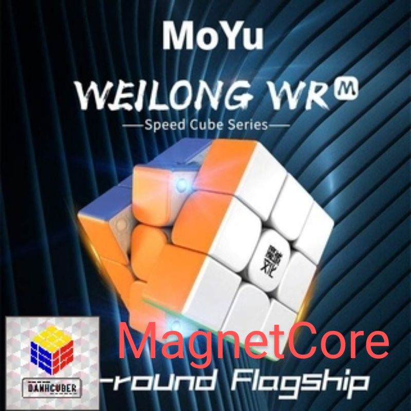 Rubik 3x3 Moyu Weilong WRM 2021 MagnetCore 3x3 Rubic Mod Core Có Nam ...