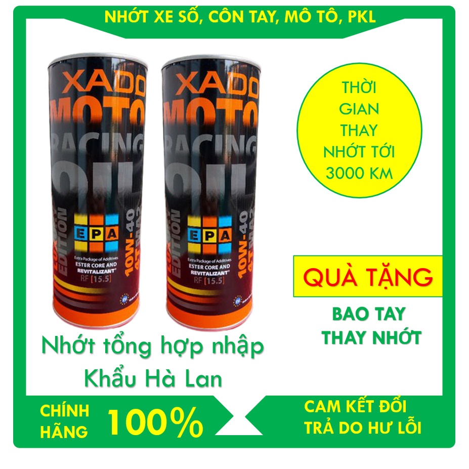 Nhớt XaDo Racing 10W40 cho xe số, Tay côn | Shopee Việt Nam