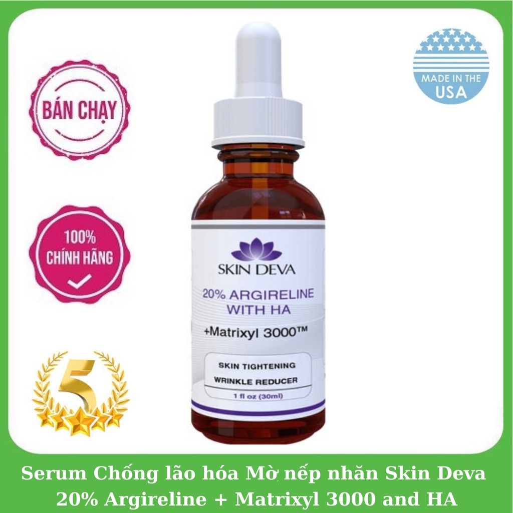 Serum dưỡng da SKIN DEVA 𝑨𝒓𝒈𝒊𝒓𝒆𝒍𝒊𝒏𝒆 + 𝑴𝒂𝒕𝒓𝒊𝒙𝒚𝒍 3000 + 𝑯𝒚𝒂𝒍𝒖𝒓𝒐𝒏𝒊𝒄 𝒂𝒄𝒊𝒅 ...