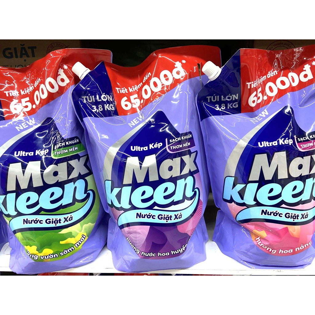 Nước Giặt Xả Maxkleen 3.8kg,2.4kg,2.2kg | Shopee Việt Nam