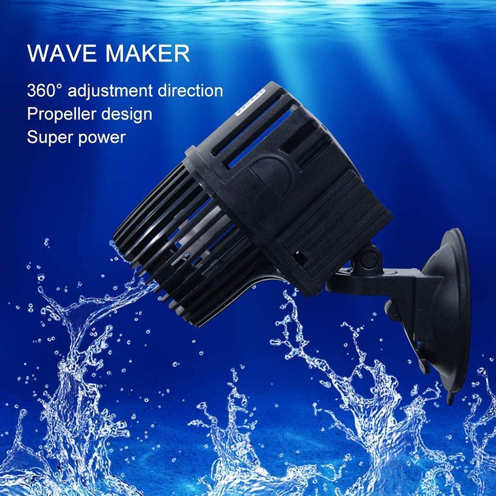 AQUARZOO Aquarium Wave Maker 360°Adjustable Circulation Pump,Fish Tank ...