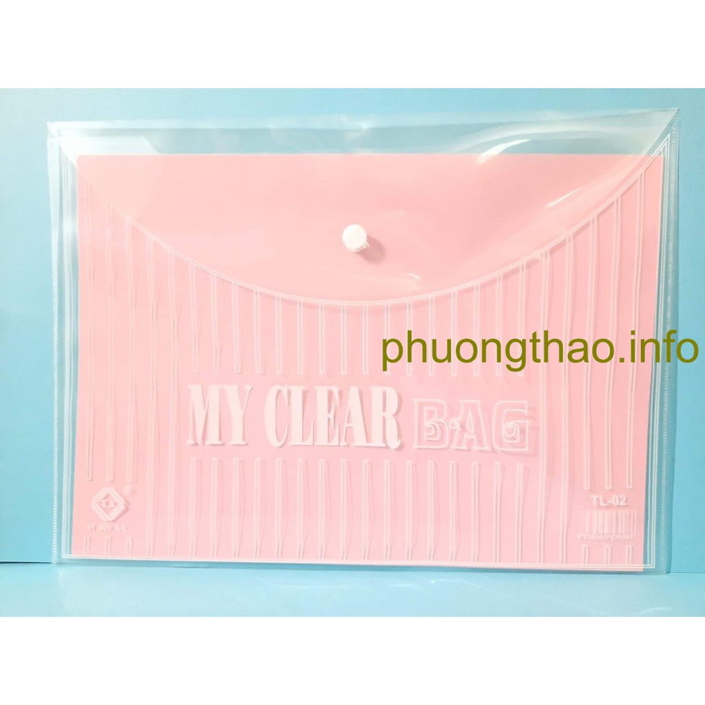 20 Túi Khuy Bấm/ Túi Đựng Tài Liệu ( My clear bag ) | Shopee Việt Nam