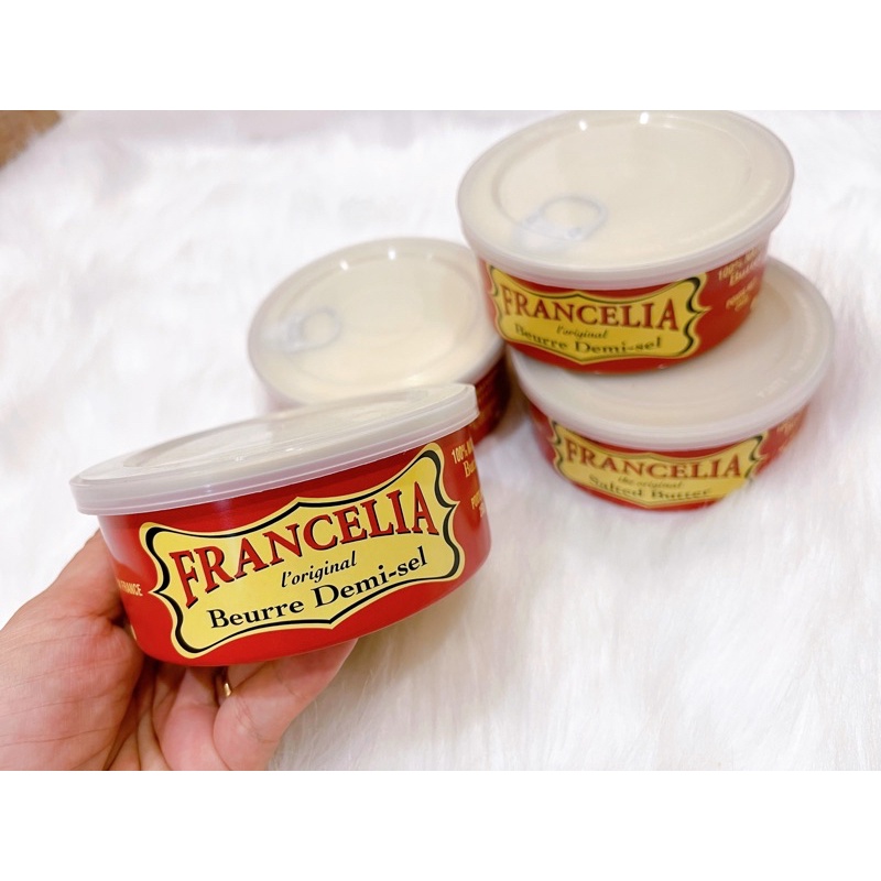 [HÀNG PHÁP] Bơ mặn FRANCELIA hộp 250gram. | Shopee Việt Nam