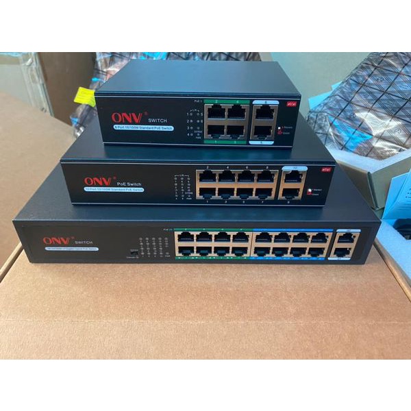 Switch Poe 4 port ONV H1064PLS 10/100M 6-port AI PoE switch | Shopee ...