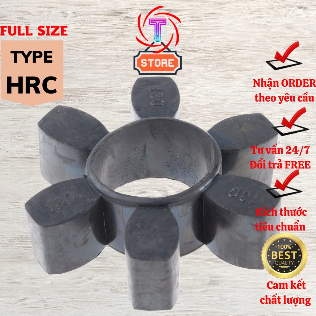 Giảm Chấn Cao Su Khớp Nối HRC Vật Liệu NBR Full Size HRC70, HRC90 ...