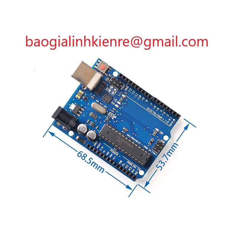 KIT Arduino Uno R3 Atmega328P Chíp Cắm Có Kèm Dây Cáp, R3 Chíp Dán ...