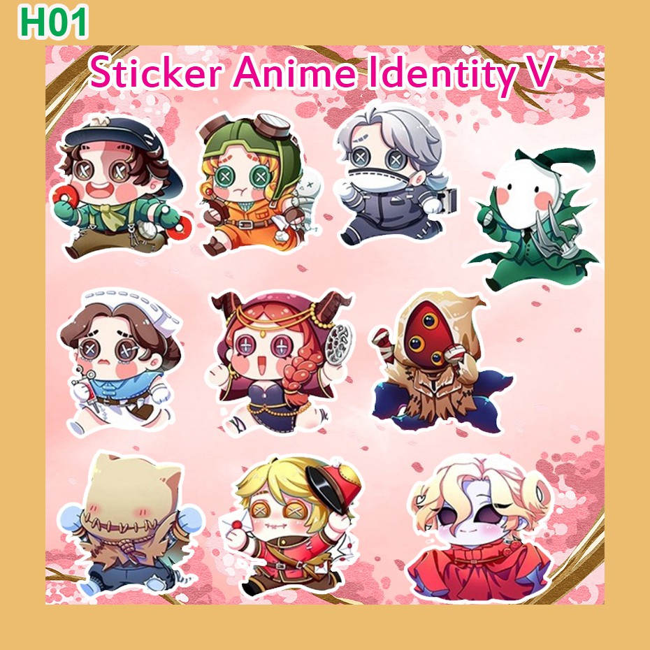 Sticker-hình-dán-anime-Identity V | Shopee Việt Nam