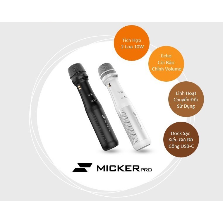 Micro Không Dây Liền loa Ebest Micker Pro Dành cho giảng dạy-thuyết trình | Shopee Việt Nam