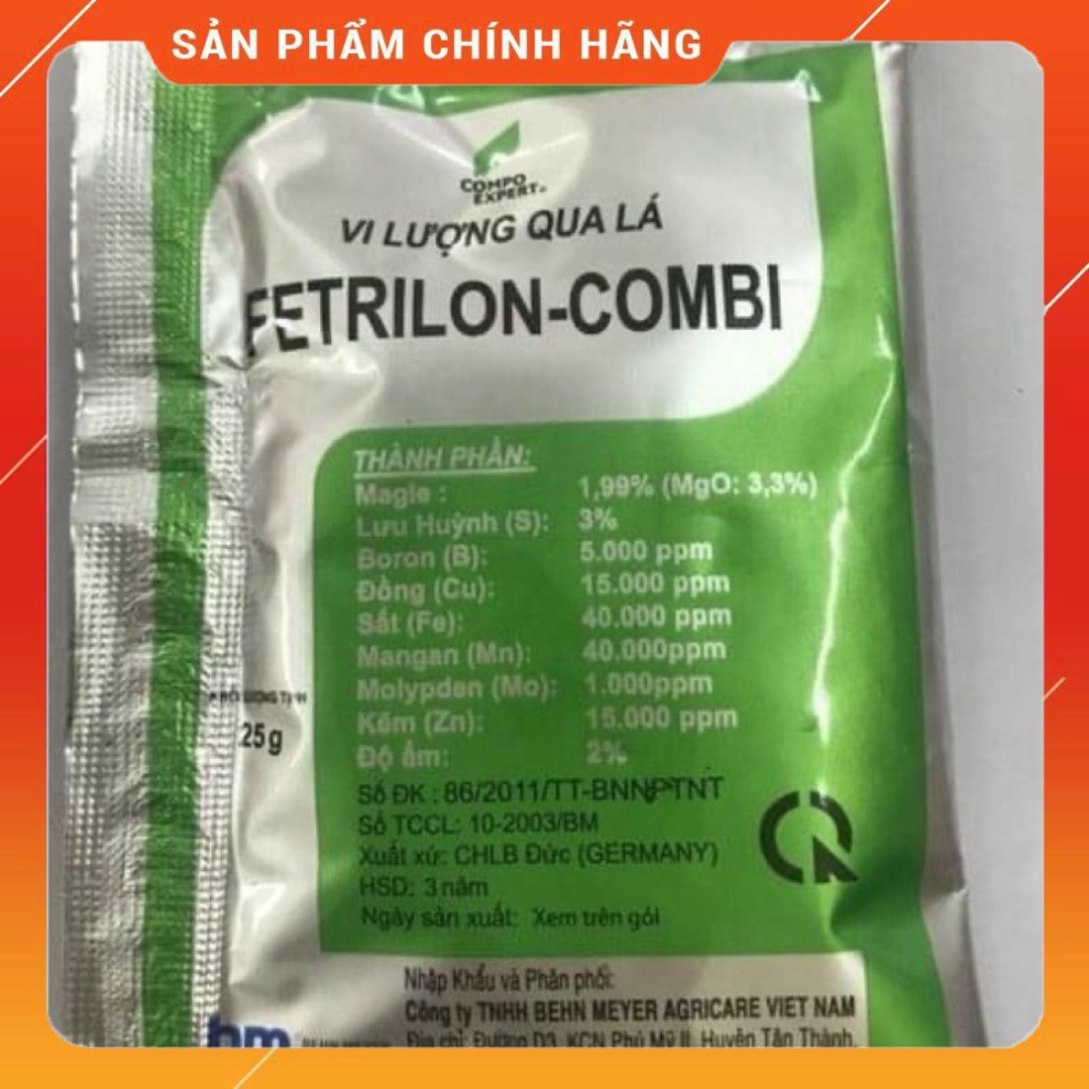 FETRILON-COMBI (phân bón vi lượng qua lá) 2.5g & 25g | Shopee Việt Nam