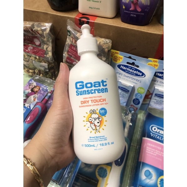 Kem chống nắng GOAT SUNSCREEN 500ml | Shopee Việt Nam