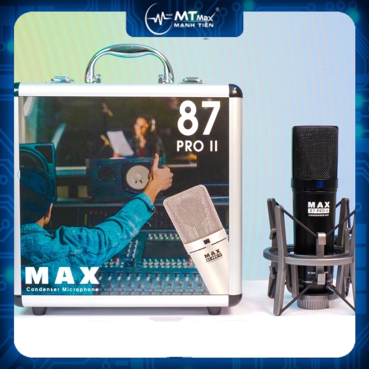 MT MAX Mic thu âm Max 87-Pro-II -Phiên bản mới 2024- Micro 48V thu âm ...