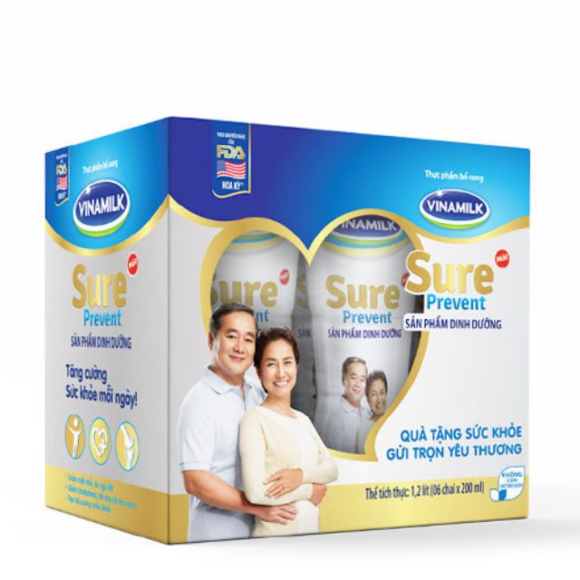[Giá Siêu Sốc] Thùng 24 Chai x 200ml Sản Phẩm Dinh Dưỡng Sure Prevent ...
