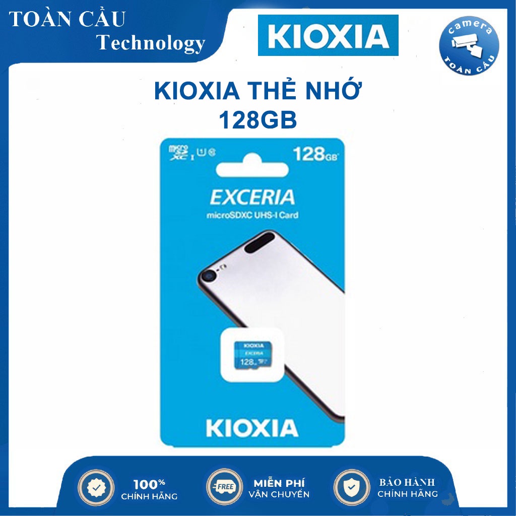 [CHÍNH HÃNG] Thẻ nhớ Kioxia 128GB microSD Exceria C10 U1 | Shopee Việt Nam