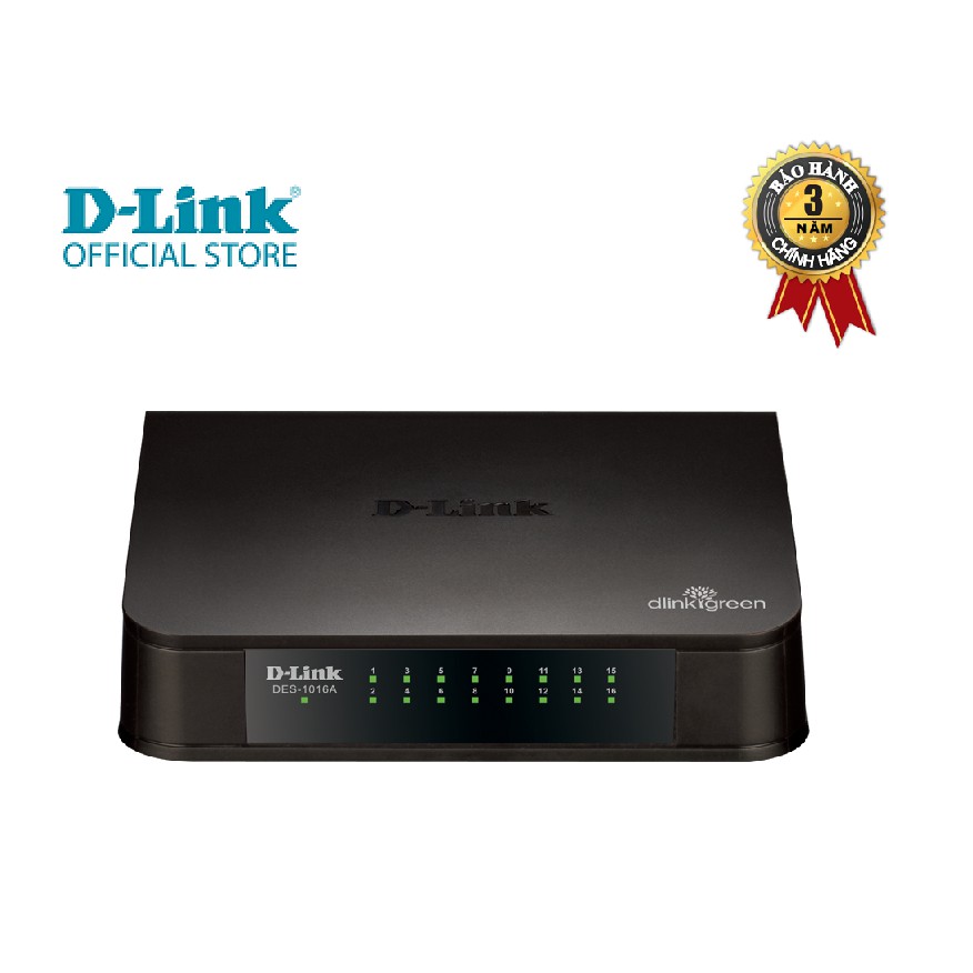 Thiết bị chuyển mạch D-LINK DES-1016A - Hàng chính hãng | Shopee Việt Nam