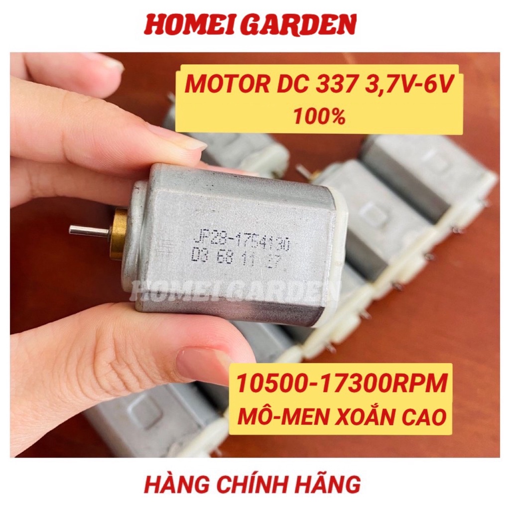 Motor mini 337 DC 3,7V 6V thương hiệu lớn từ tính mạnh tốc độ 10500 ...