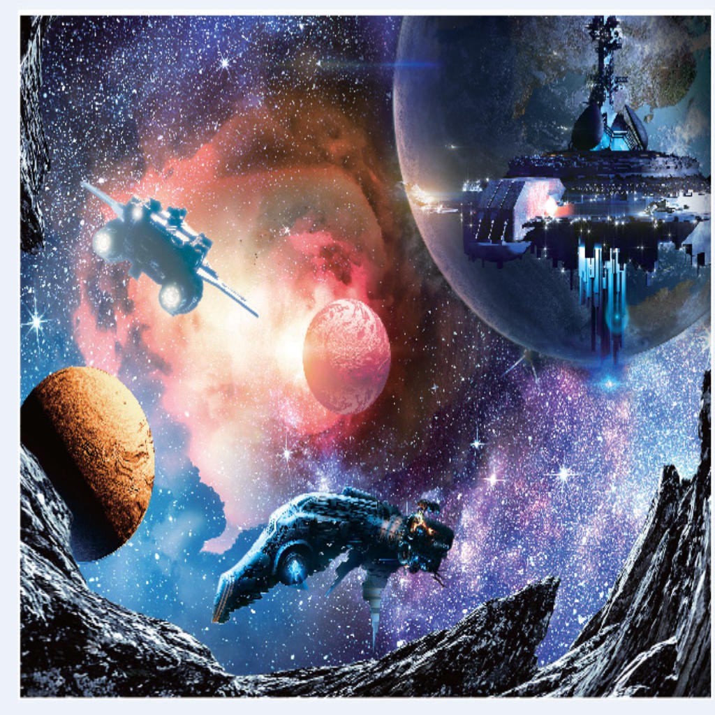 Tranh Ghép Hình 1000 Mảnh Vũ Trụ Space Jigsaw Puzzle Randomcut 1000 Pcs ...