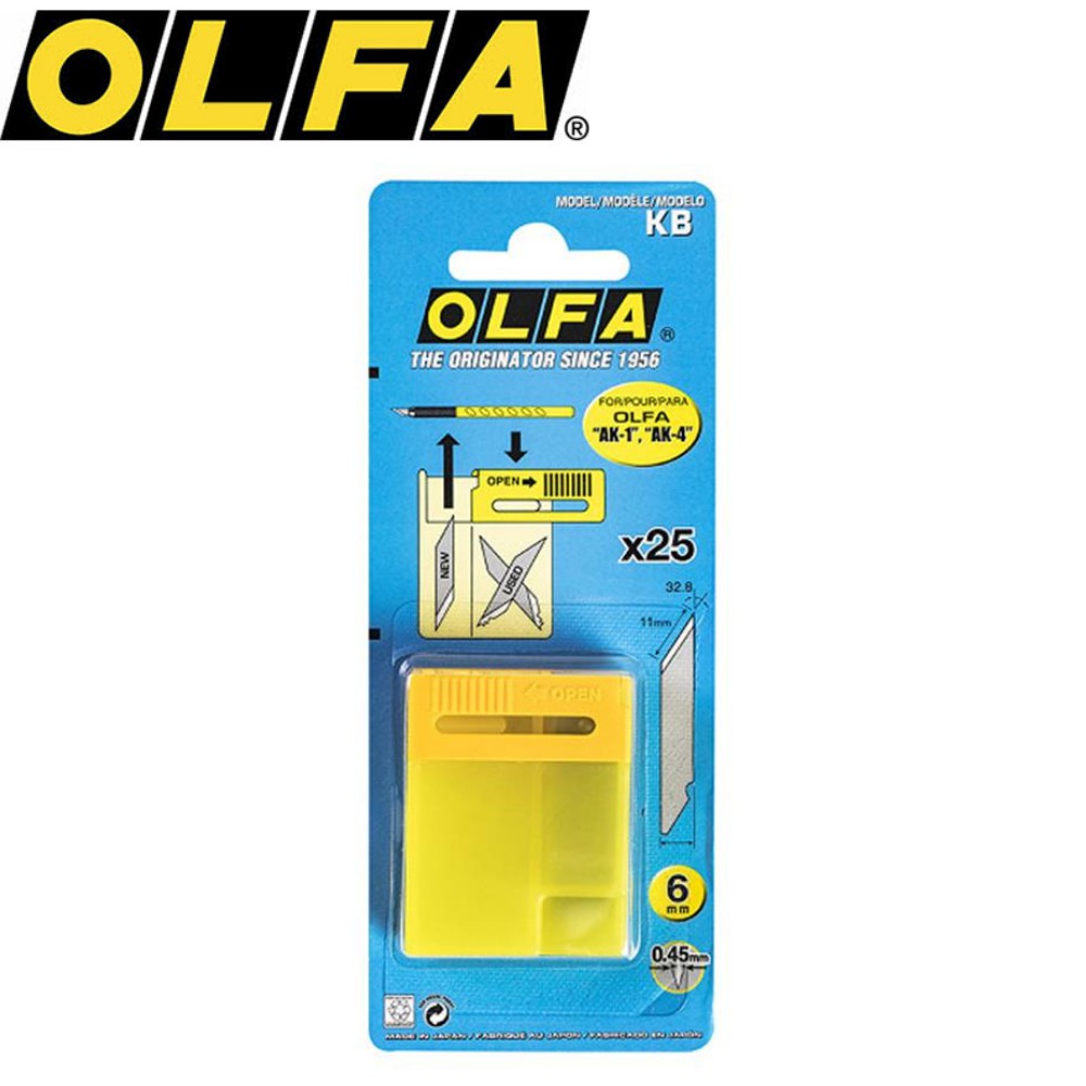 Lưỡi dao trổ thay thế OLFA KB (25 lưỡi) | Shopee Việt Nam