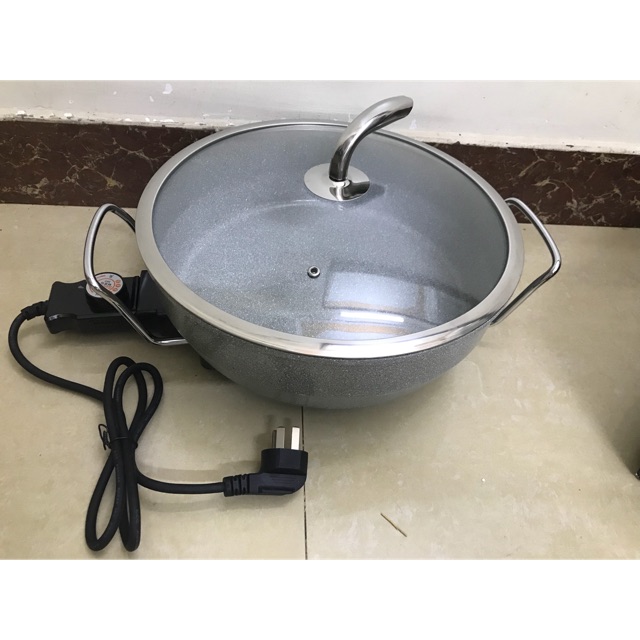 NỒI LẨU ĐIỆN ĐA NĂNG CAO CẤP , CHỐNG DÍNH ĐÁ PHI 32CM | Shopee Việt Nam