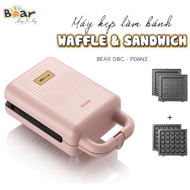 Máy Nướng Bánh Mỳ Sandwich Waffle Làm Bữa Ăn Sáng Cho Gia Đìnhbear P06n2 Shopee Việt Nam