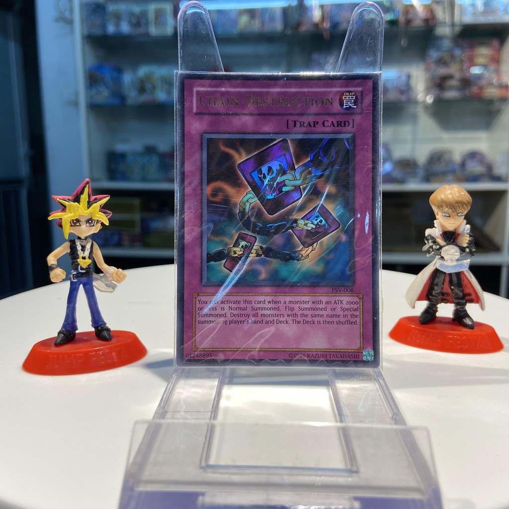 [ Bài Yugioh Chính Hãng ] Chain Destruction - PSV-006 - Ultra Rare ...