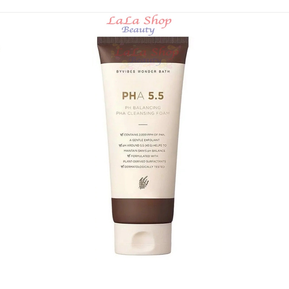 Sữa Rửa Mặt PHA 5.5 Byvibes Wonder Bath PH Balancing Cleansing Foam 130ml | Shopee Việt Nam