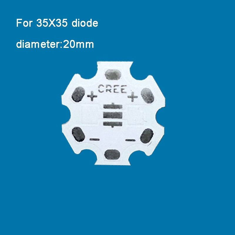 Set 10 Tấm Tản Nhiệt 50 Bóng LED PCB 20mm Dành Cho LED 2835 3030 3535 ...