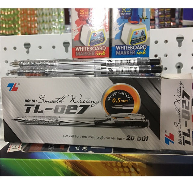 COMBO 5 BÚT BI SMOOTH WRITING TL-027 THIÊN LONG | Shopee Việt Nam
