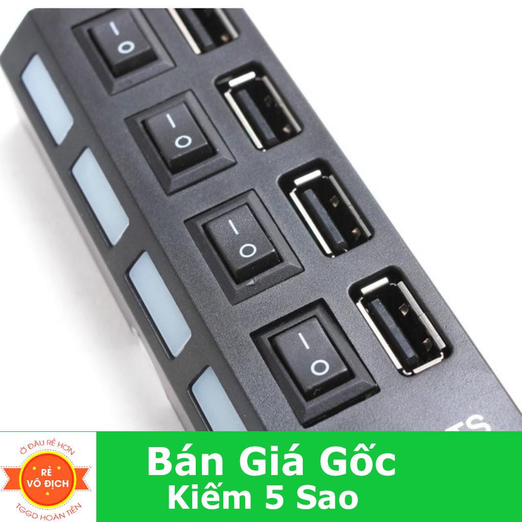 [HCM] Bộ chía USB ra 4 cổng cùng tốc độ có công tắc on off tiện lợi ...