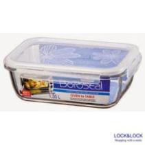 Hộp thủy tinh Lock&Lock Clear hình chữ nhật chịu nhiệt LLG448, LLG430 ...