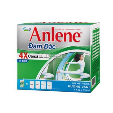 Lốc Sữa bột pha sẵn Anlene Concentrate Multi vani hộp 125ml | Shopee ...