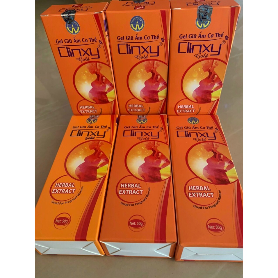 Gel Giữ Ấm Cơ Thể Clinxy Gold tuyp 50g | Shopee Việt Nam