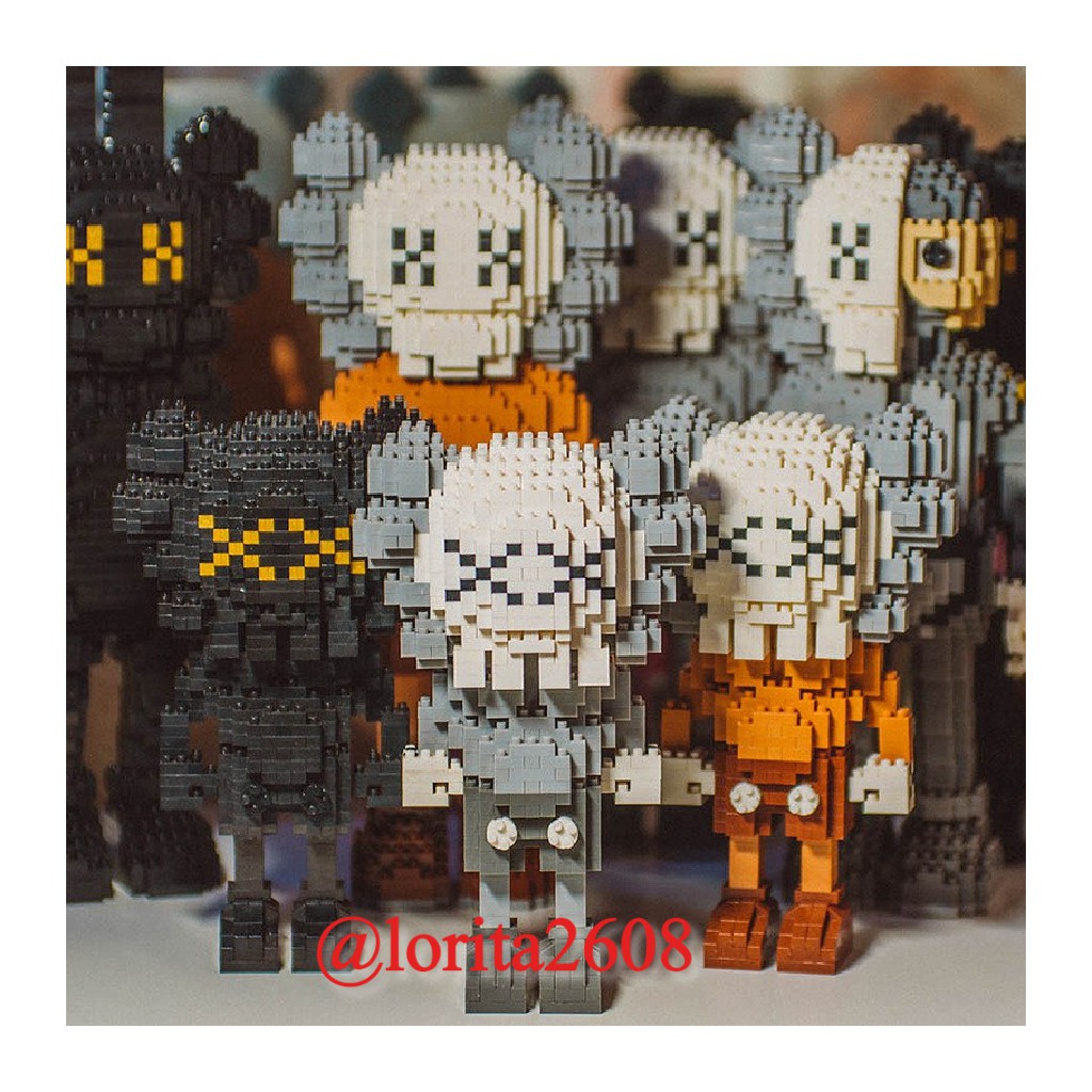 [DIY- CÓ HƯỚNG DẪN] Bộ mô hình lắp ráp Kaws Moc Model - Lego Kaws Moc ...