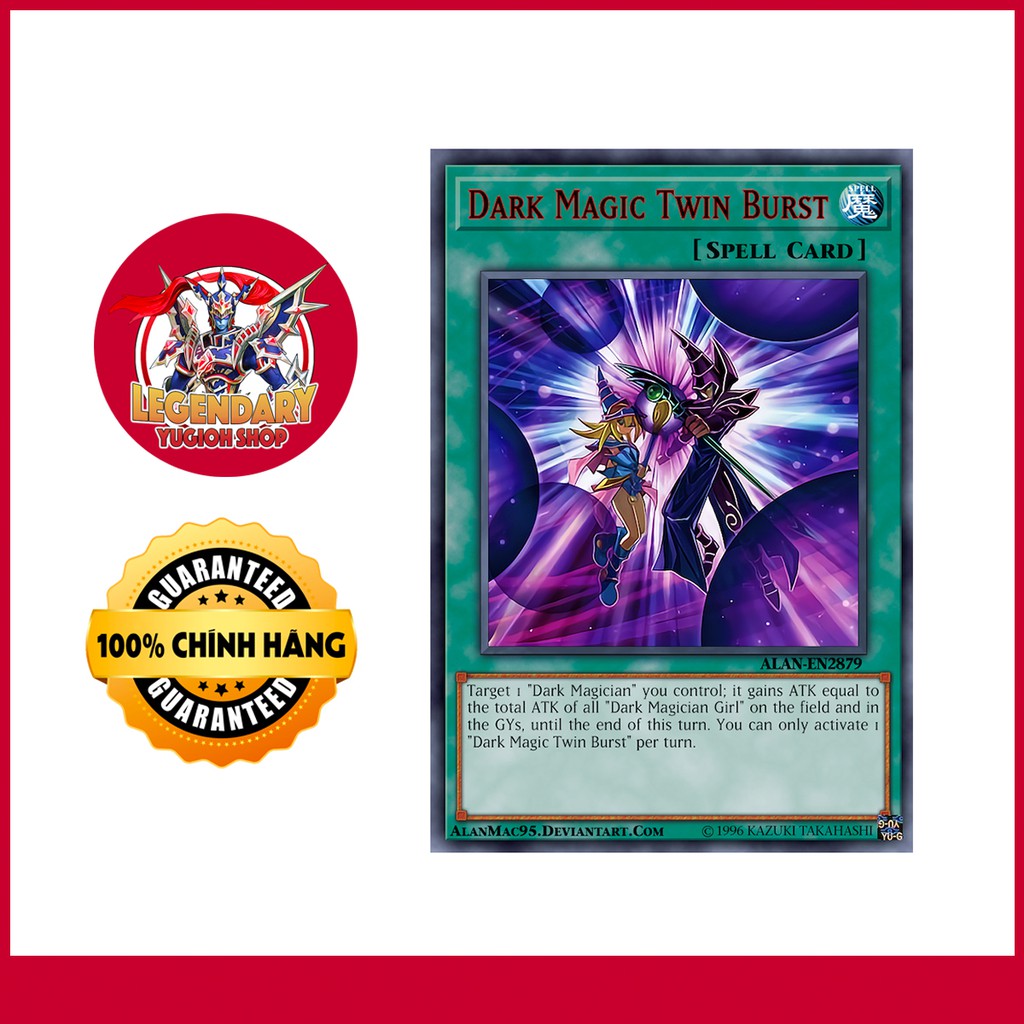 [Thẻ Bài Yugioh Chính Hãng] Dark Magic Twin Burst | Shopee Việt Nam